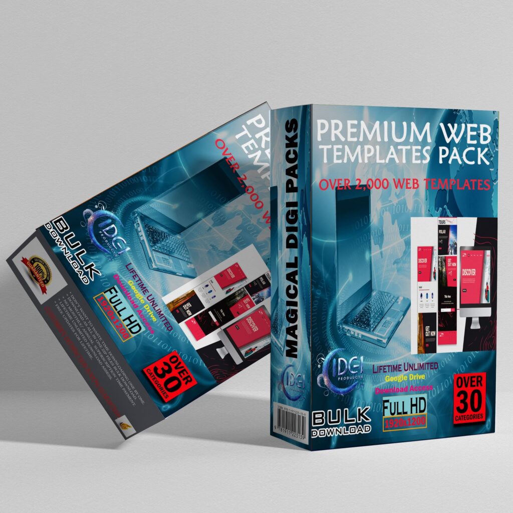 2000 Premium Web Templates Pack for Professional Website Design ...